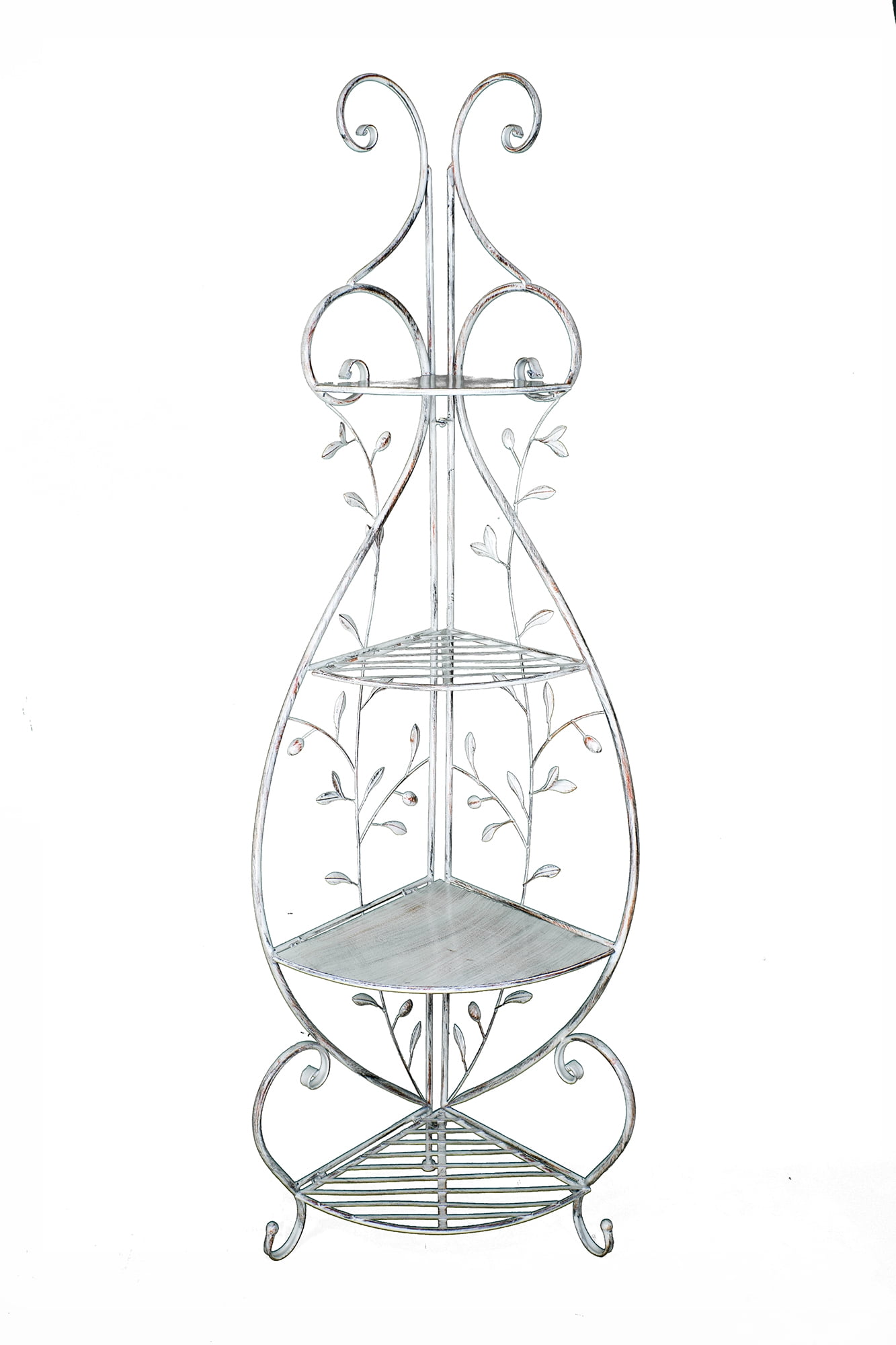 Rust Corner Bakers Rack with 4 shelves - Walmart.com
