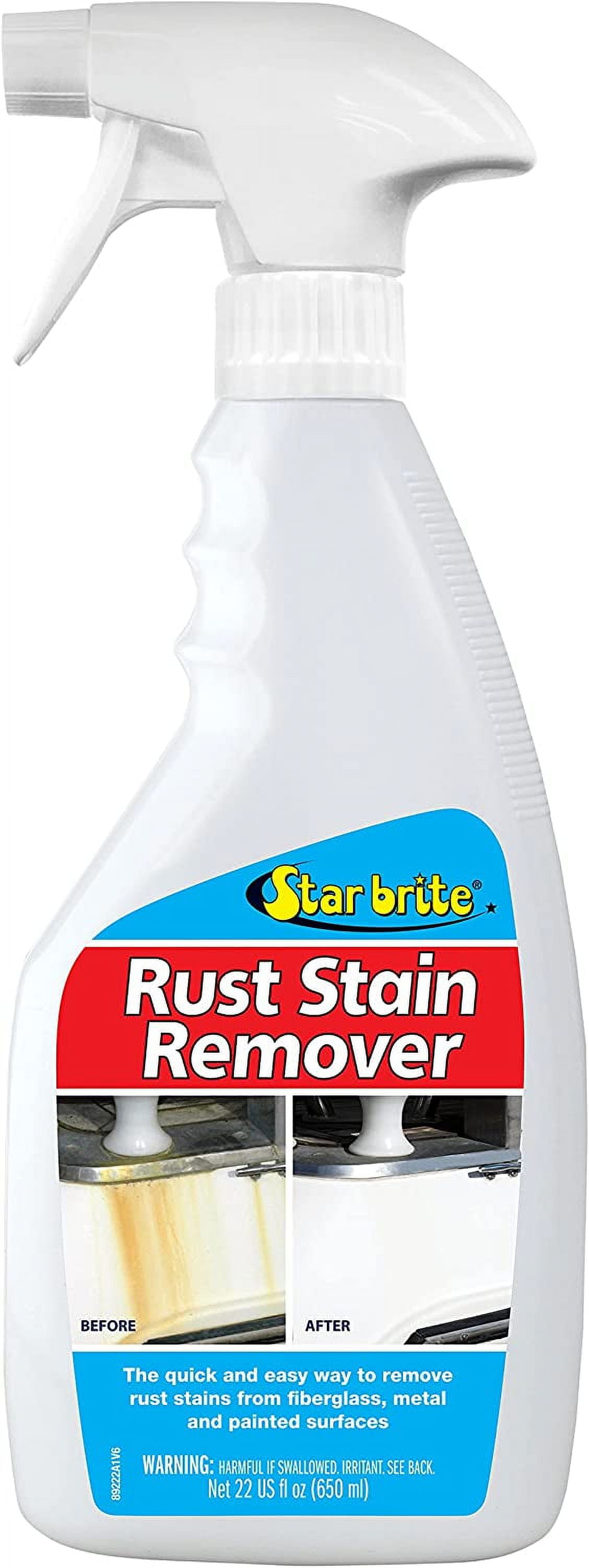 Rust & Corrosion Stain Remover - Fast-Acting Spray for Fiberglass ...