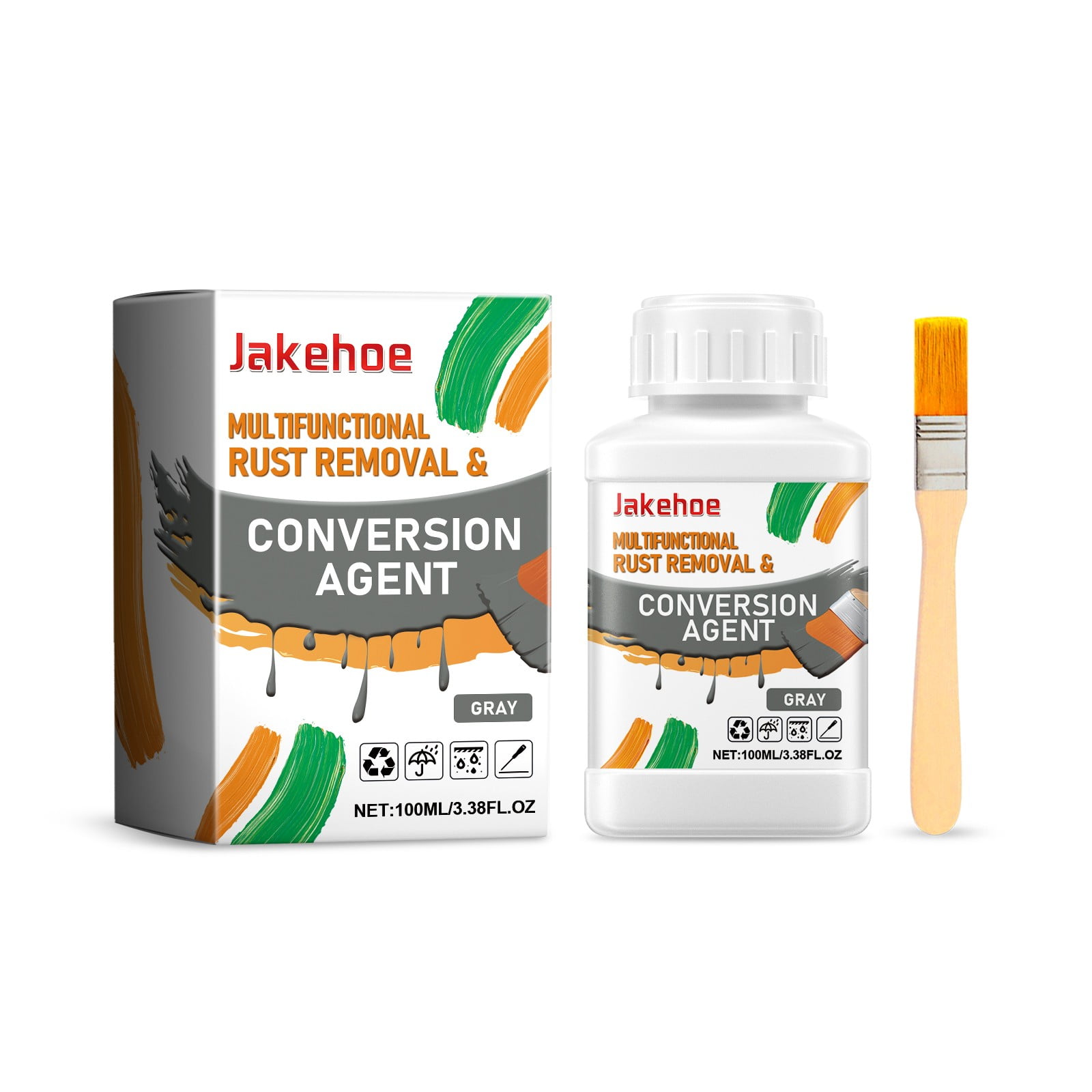 Rust Gel Rust Converter , Rust Remover for Metal, Multifunctional Anti ...