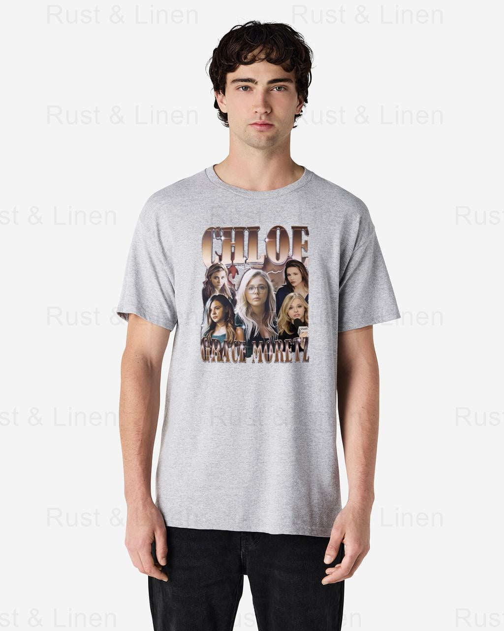 Rust & Linen98 Chloe Grace Moretz Vintage 90s Movie Star Fan T Shirt ...