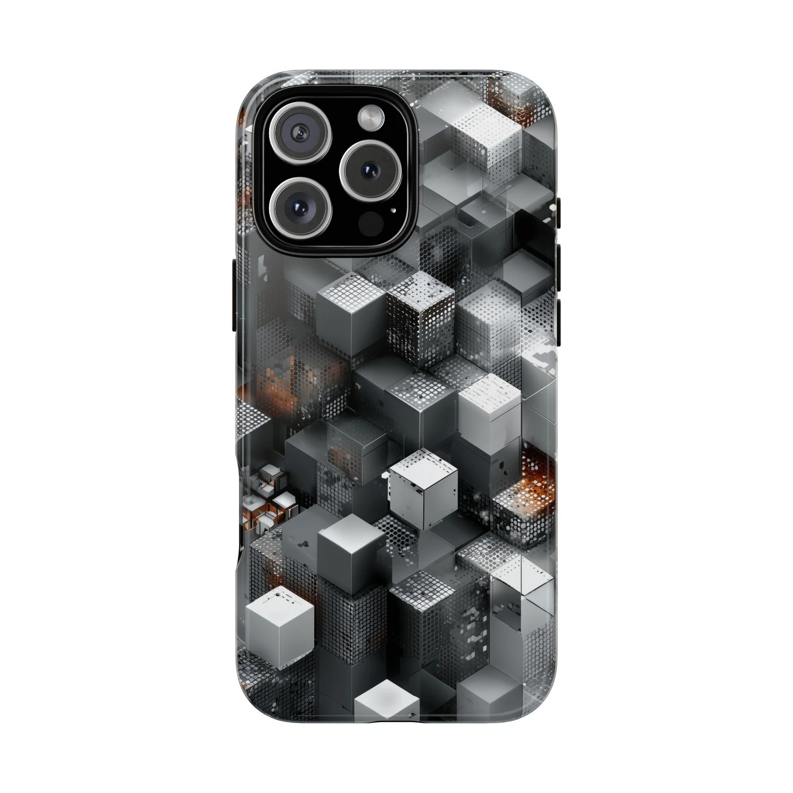 Rust Metallic Cube Abstract Industrial Artwork Phone Case for iPhone 11 ...