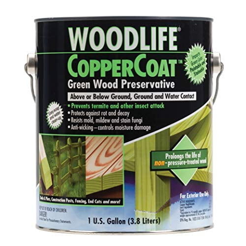 Rust-Oleum 01901 Coppercoat Wood Preservative, 0.88-Gallon, Green ...
