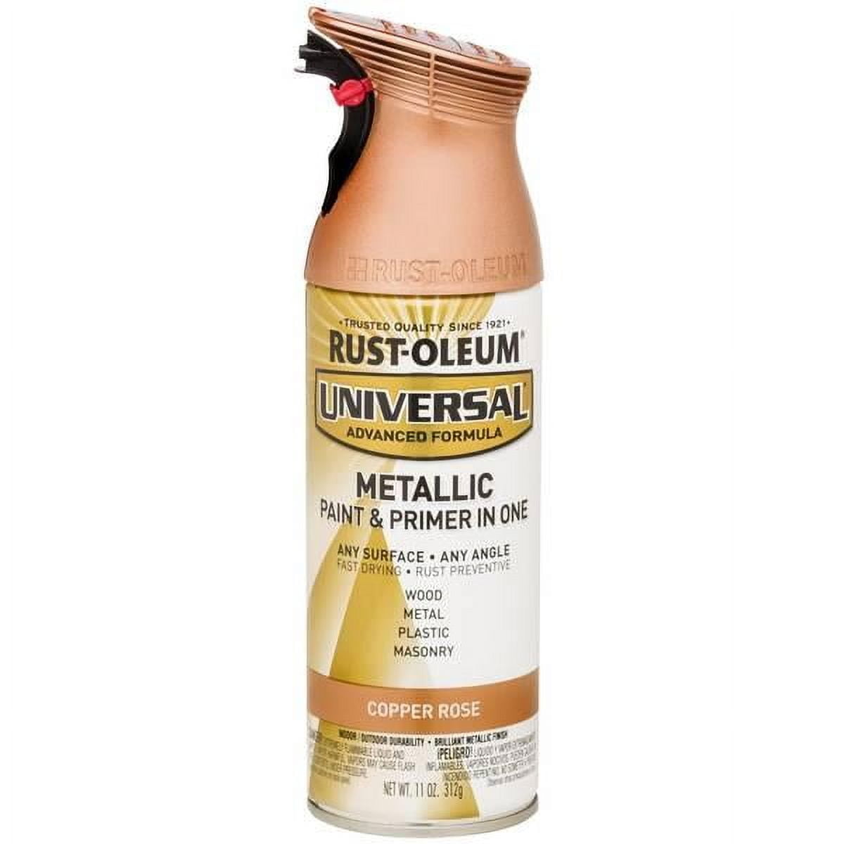 Rust-Oleum 11 oz Universal Metallic Copper Rose Spray Paint and Primer ...