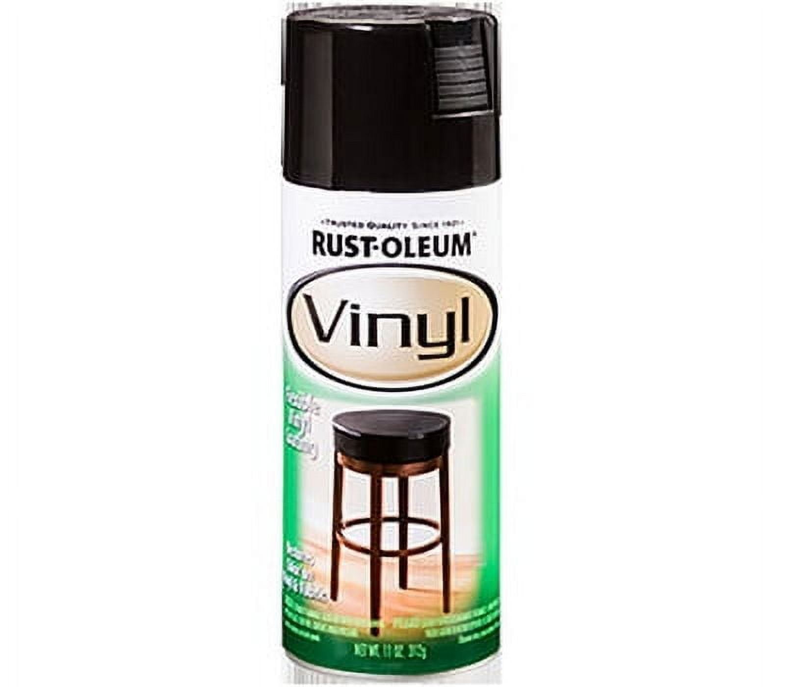 Rust-Oleum 1909830 Specialty Black Vinyl & Fabric 11 Ounce Spray - Walmart.com
