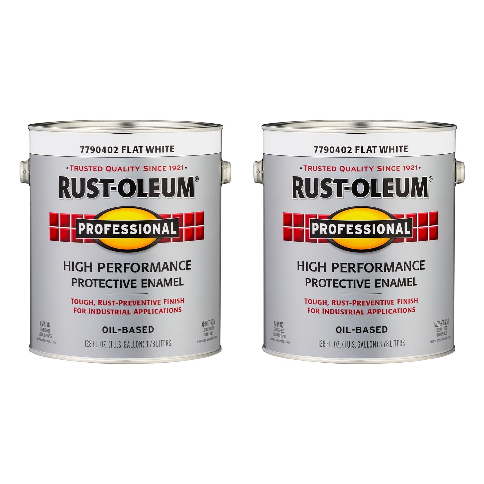 Rust-Oleum 2-Pack of 1 gal 7790402 Professional White High Performance ...