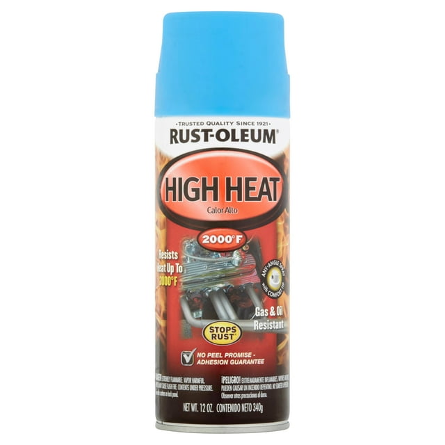Rust-Oleum 2000°F High Heat Gas & Oil Resistant 12 oz Spray Paint ...