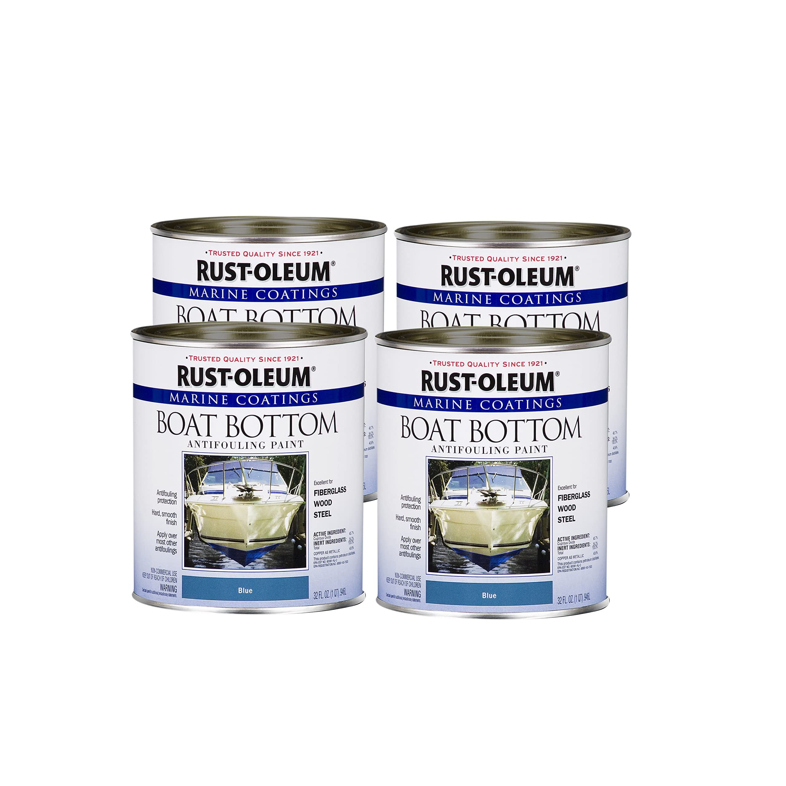 Rust-Oleum Marine Boat Bottom Antifouling Paint - Waterproof, Gloss ...