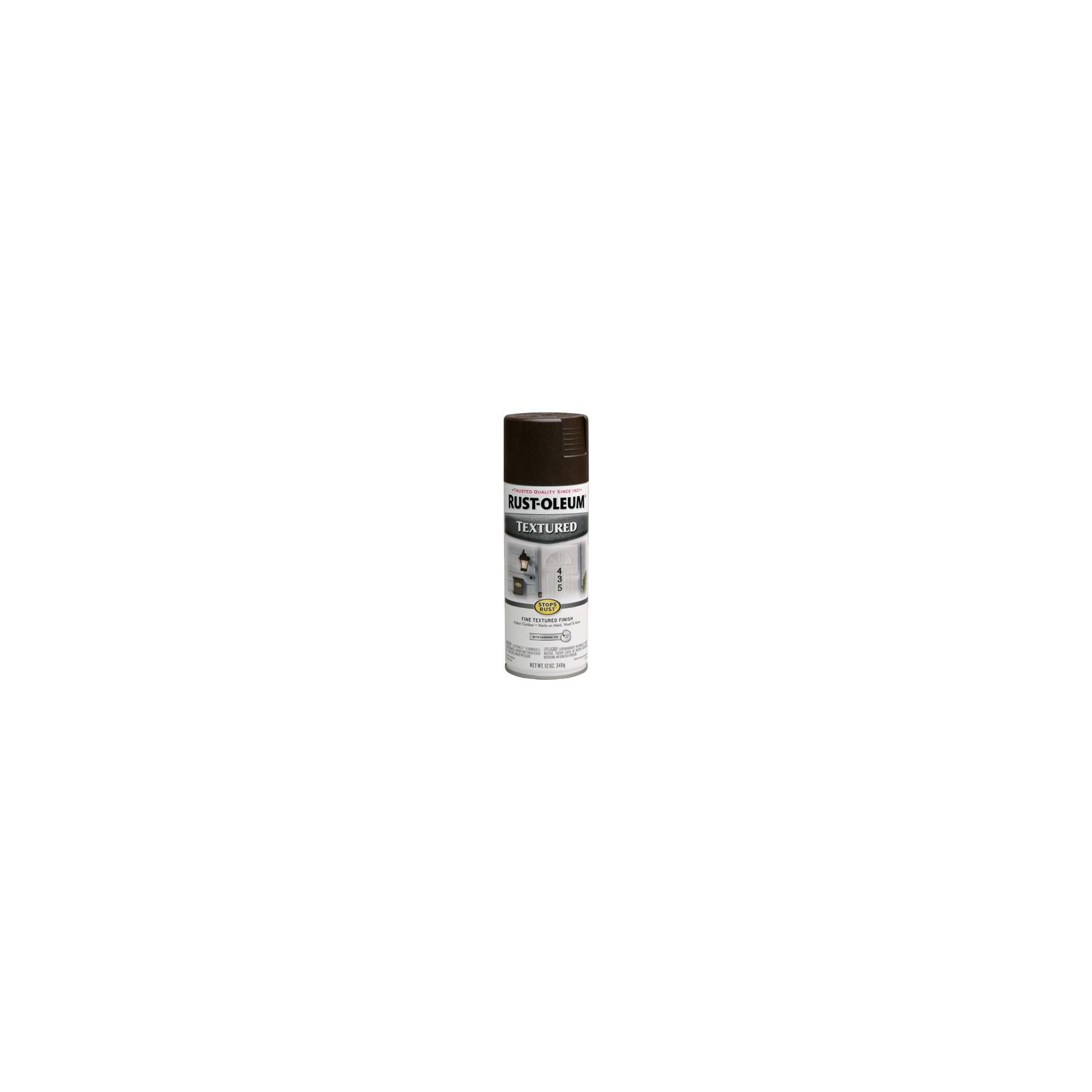 Rust-Oleum 241255 Textured Spray Paint, 12 oz, Dark Brown - Walmart.com