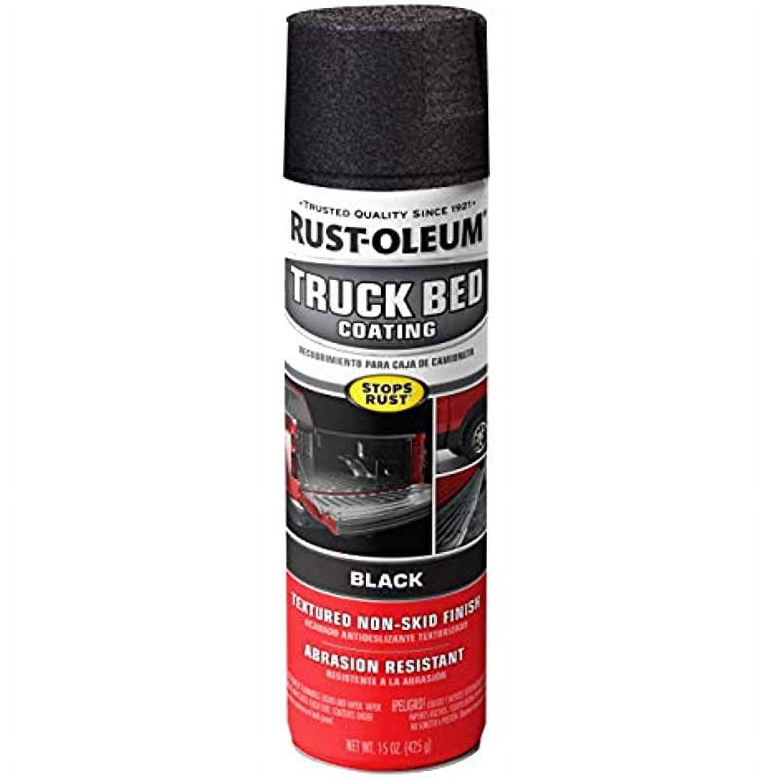 Rust-Oleum 248914 Truck Bed Coating Spray, 15 oz, Black, 15 Ounce (Pack ...