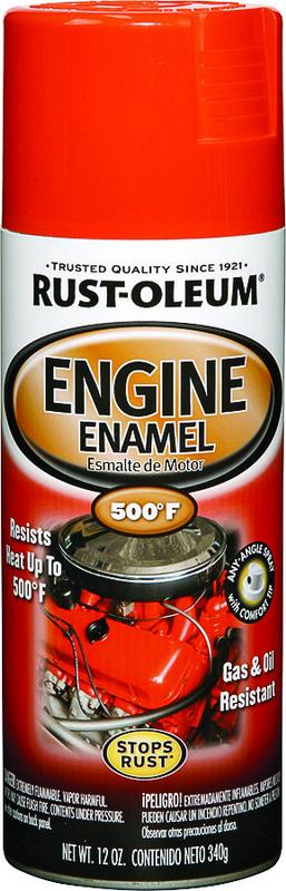 Rust-Oleum 248941 Auto Coatings Chevrolet Orange Engine Enamel Spray ...