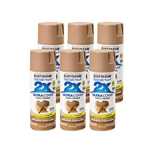Rust-Oleum 249070-6PK Painter's Touch 2X Ultra Cover Spray Paint, 12 oz ...