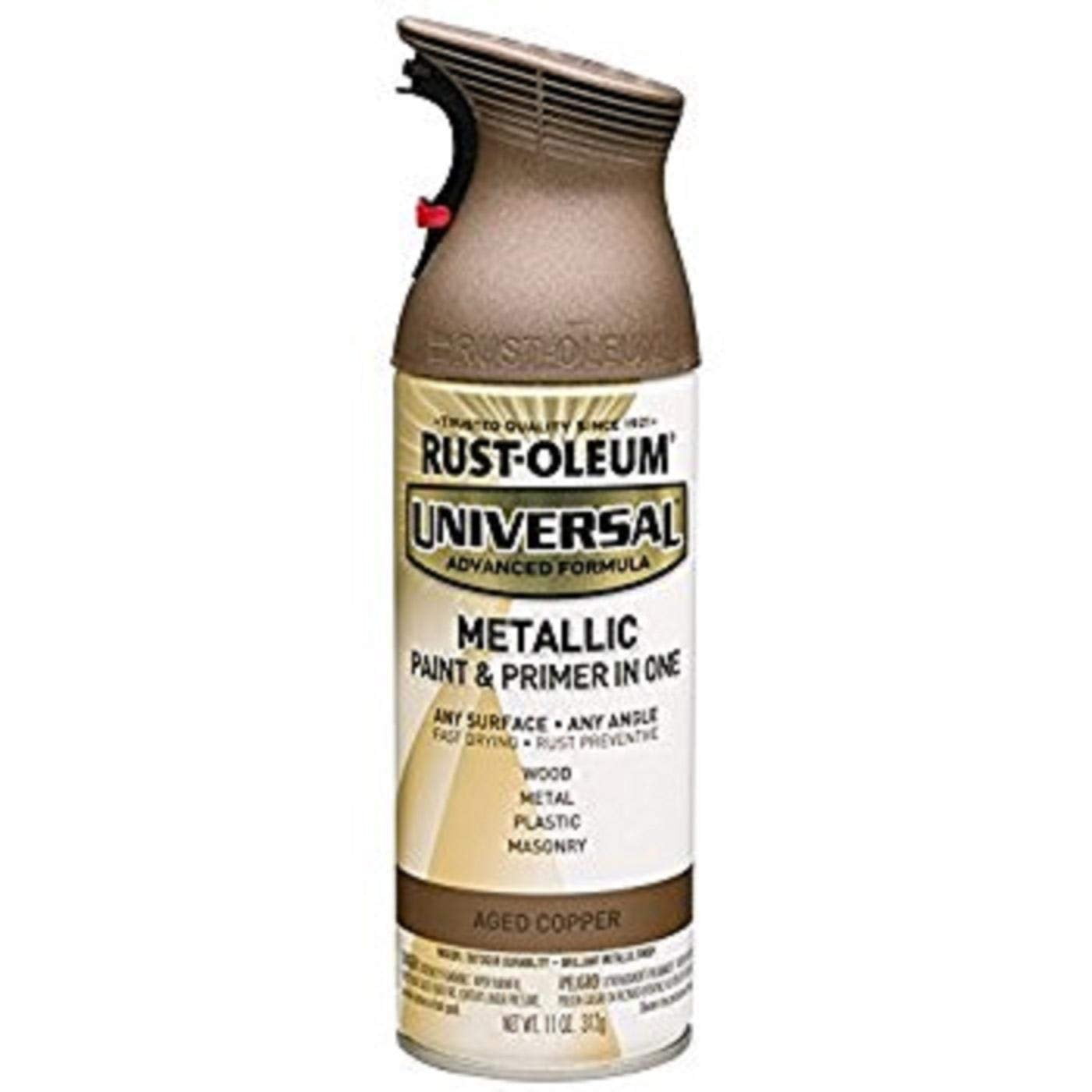Rust-Oleum 249132 Universal All Surface Metallic Spray Paint, 11 oz ...