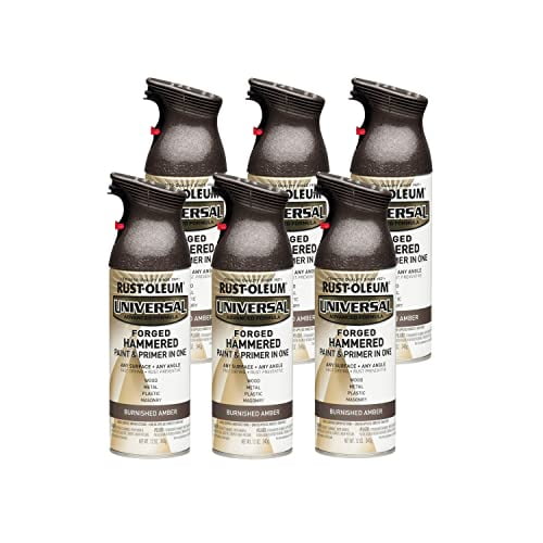 Rust-Oleum 271480-6PK Universal All Surface Forged Hammered Spray Paint ...
