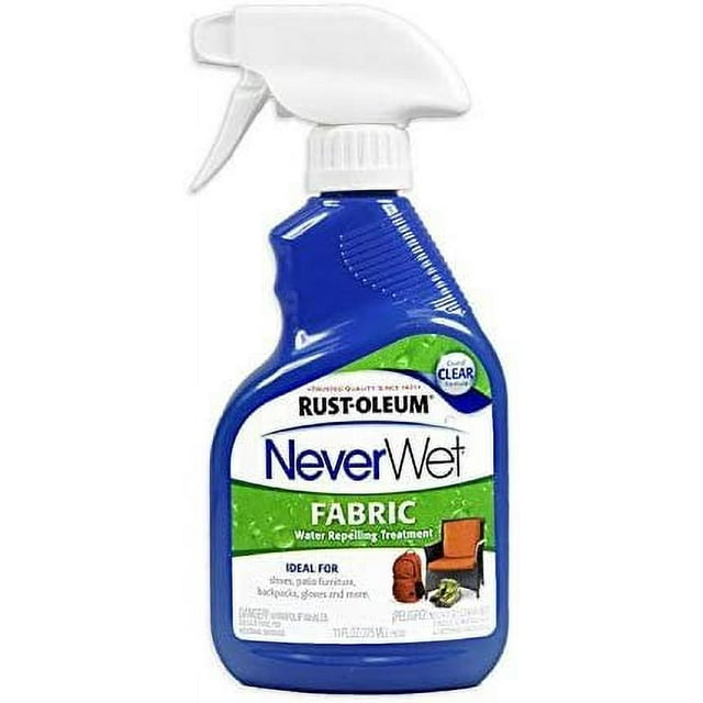 Rust-Oleum 278146 NeverWet 11-Ounce Outdoor Fabric Spray, Clear ...