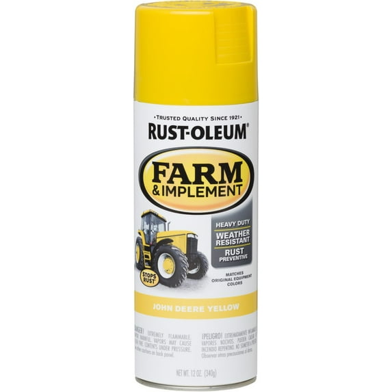 Rust-Oleum 280129 Spray Paint John Deere Yellow / 6 EA - Walmart.com