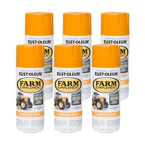 Rust-Oleum 280140-6PK Specialty Farm & Implement Spray Paint, 12 Oz ...
