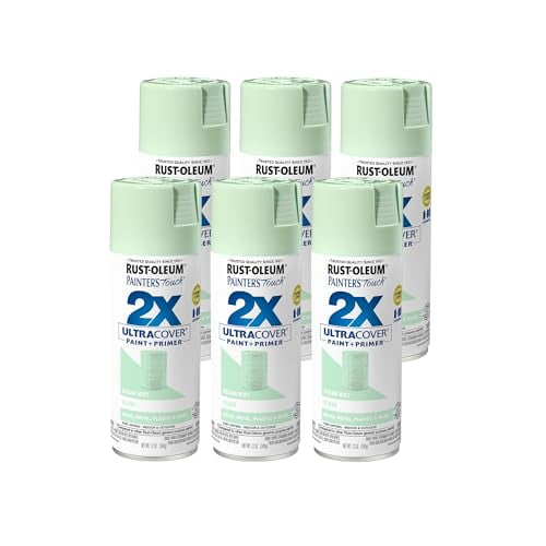 Rust-Oleum 283190-6PK Painter's Touch 2X Ultra Cover Spray Paint, 12 oz ...