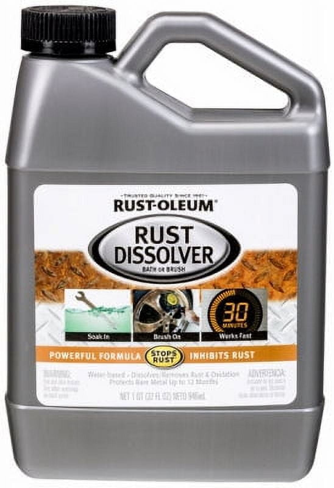 Rust-Oleum 293617 Automotive Rust Dissolver, 1 Qt - Walmart.com