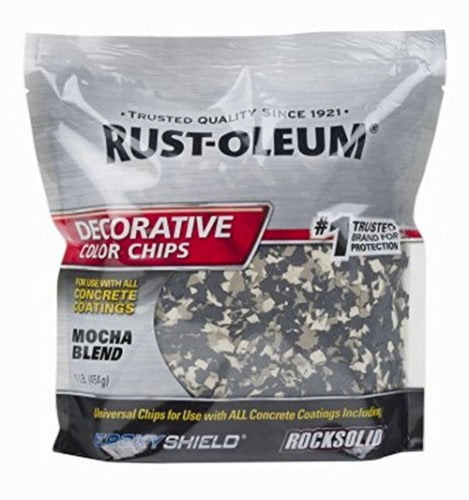 Rust-Oleum 301238 2 Pack Lb Decorative Color Chips, Mocha Blend ...