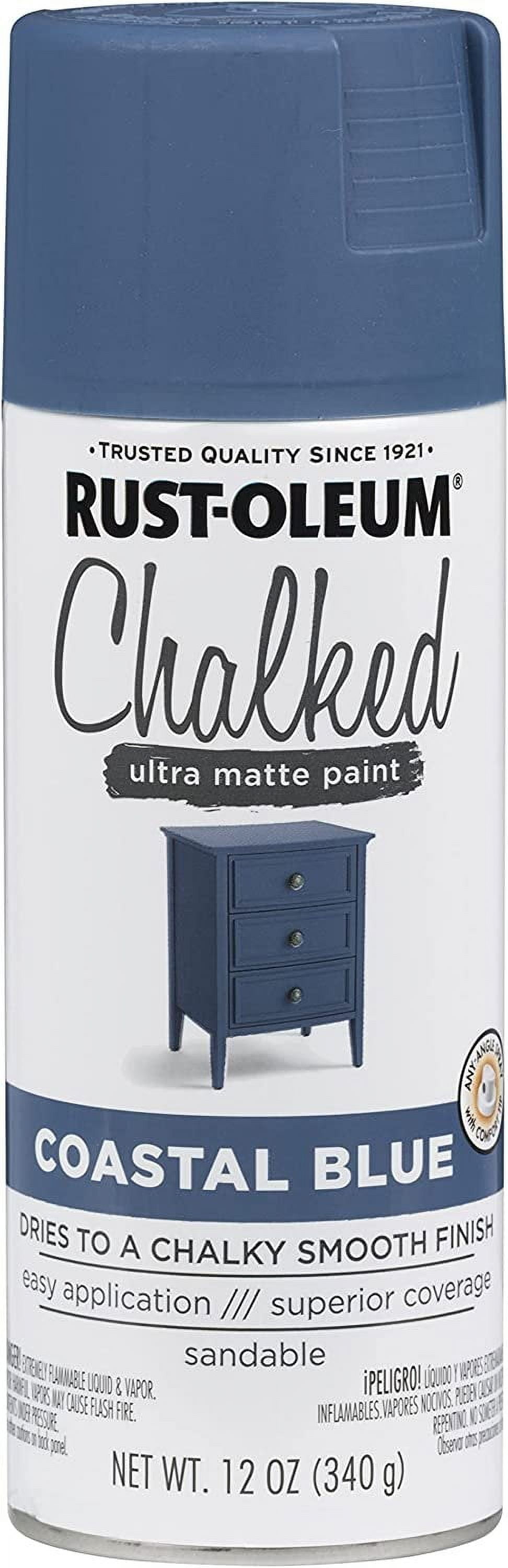 Rust-Oleum 302598 Series Chalked Ultra Matte Spray Paint, 12 Ounce Pack ...