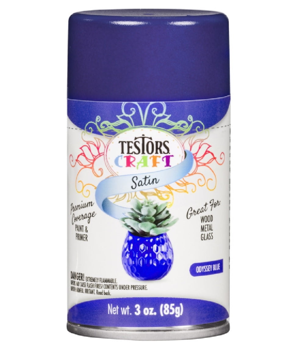 Rust-Oleum 321204 Testors Paint Spray, Odyssey Blue, Each - Walmart.com