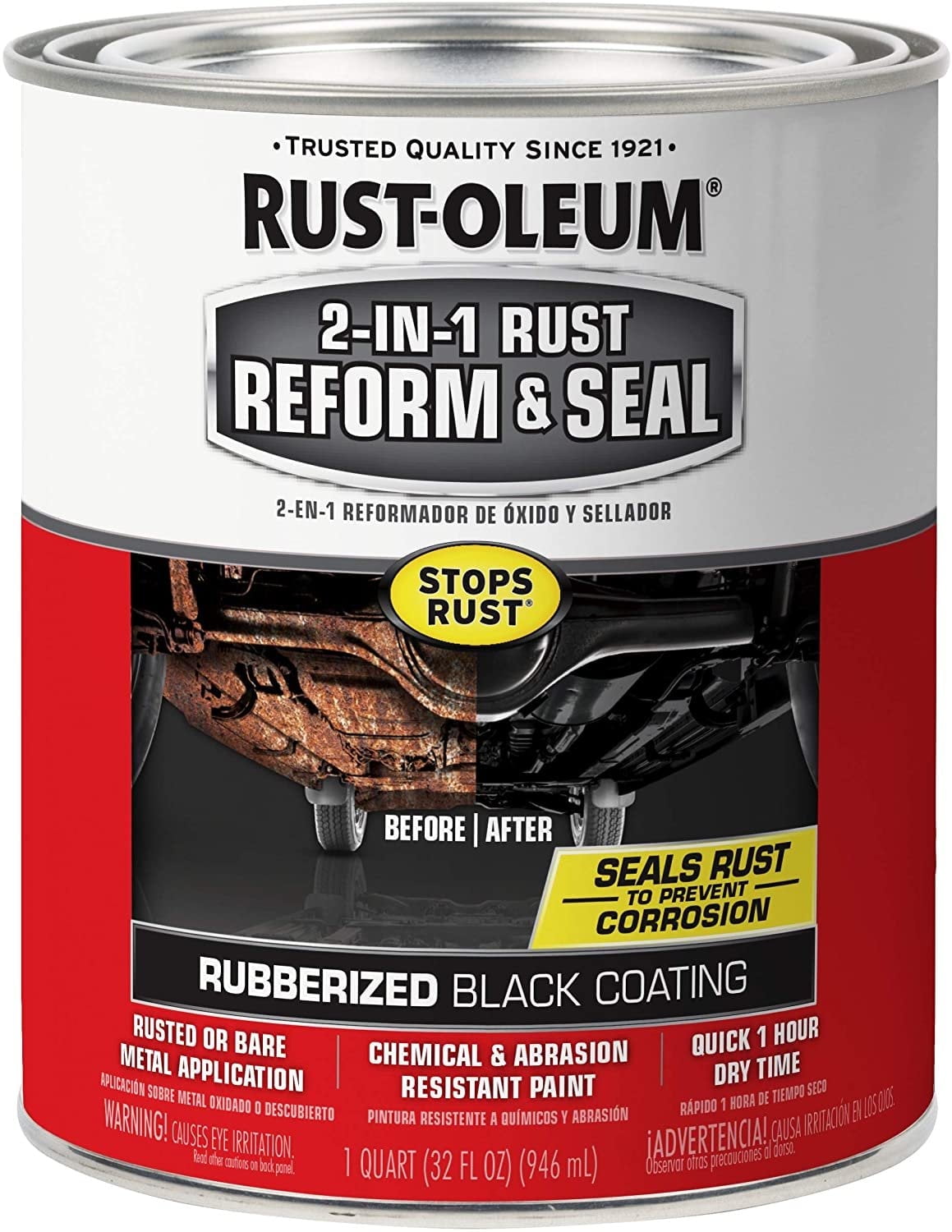 Rust-Oleum Automotive 2-in-1 Rubberized Coating Rust Reformer & Sealant ...