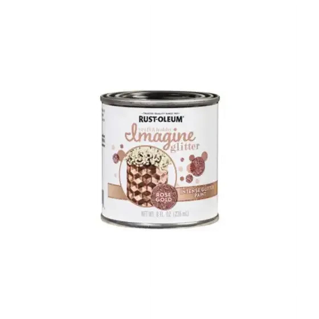 Rust-Oleum 349200 Imagine Craft & Hobby Intense Paint, Glitter Rose ...