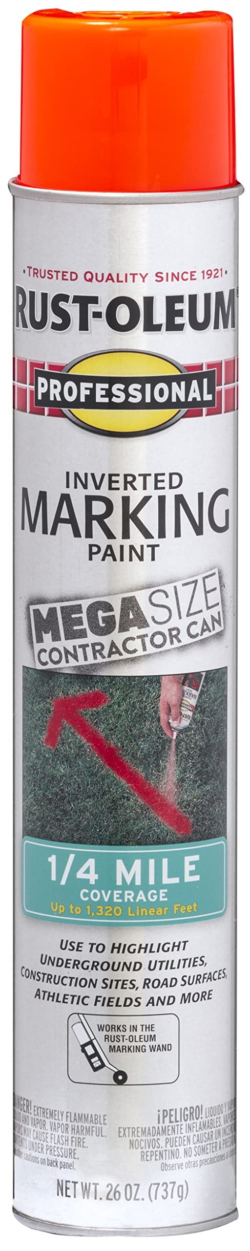 Rust-Oleum 350994 Professional Mega Size Inverted Marking Quarter Mile ...