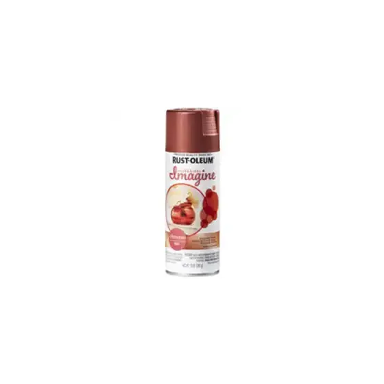 Rust-Oleum 353332 Imagine Craft Spray Paint, Chrome, Red, 10 Ounce, Can ...