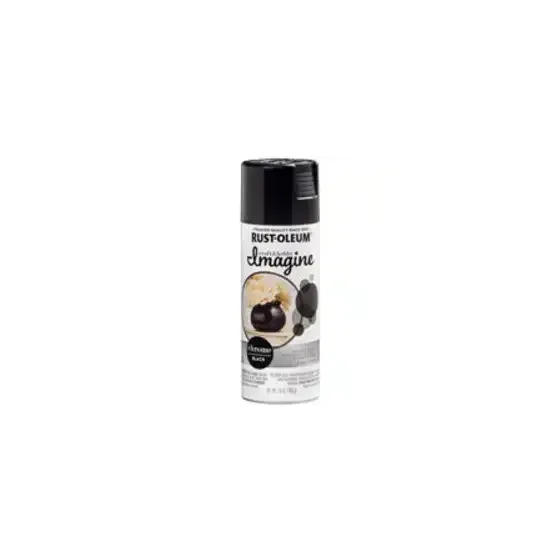 Rust-Oleum 353333 Imagine Craft Spray Paint, Chrome, Black, 10 Ounce ...