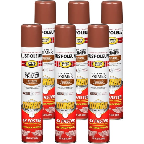 Rust-Oleum Stops Rust Turbo Rusty Metal Primer Spray - Durable ...
