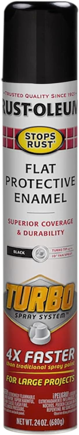 Rust-Oleum 376298 Stops Rust Turbo Spray System Spray Paint, 24 oz ...