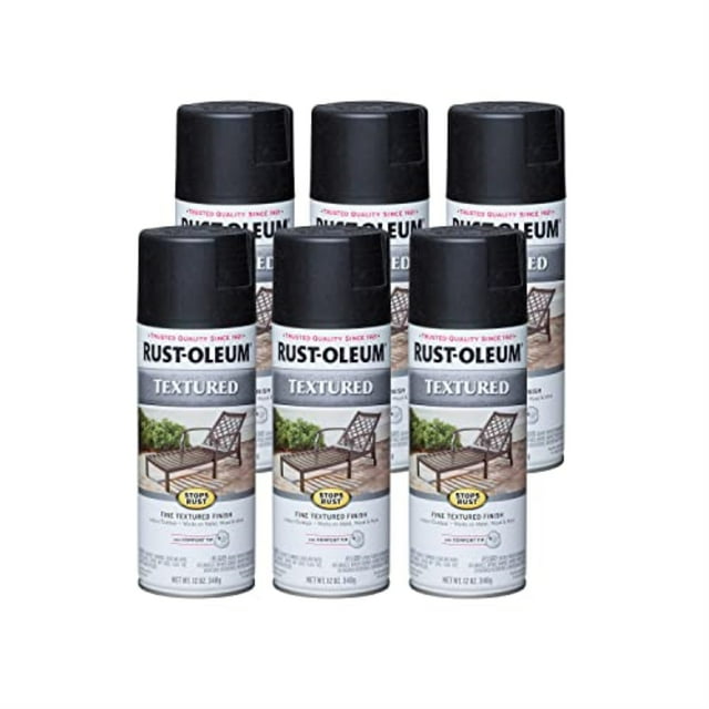 Rust-Oleum 7221830 Stops Rust Textured Spray Paint, Dark Pewter, 12-oz ...