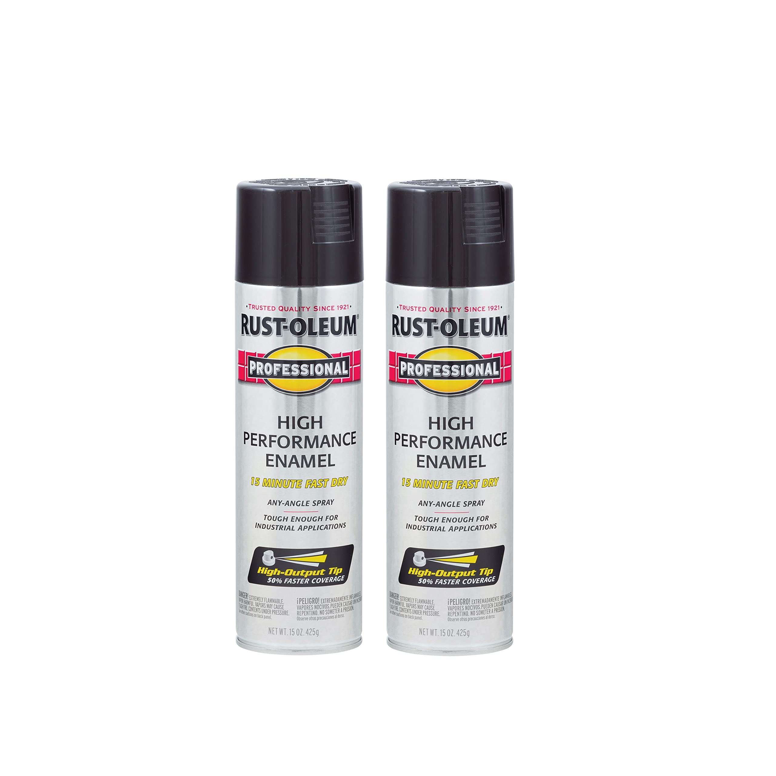 Rust-Oleum 7579838-2PK Professional High Performance Enamel Spray Paint ...