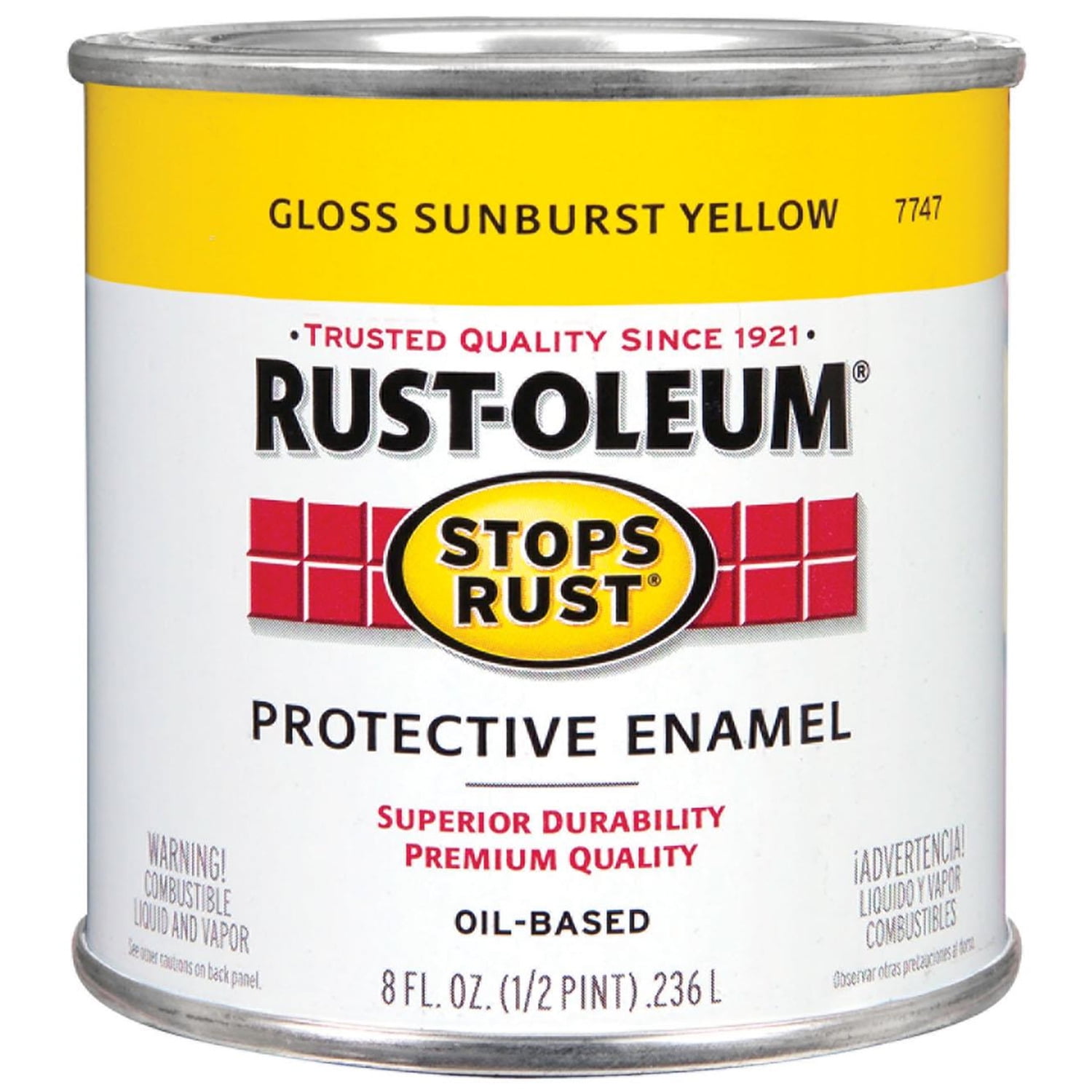 Stops Rust Outdoor Paint, Protective Enamel for Metal, 1/2 Pint ...
