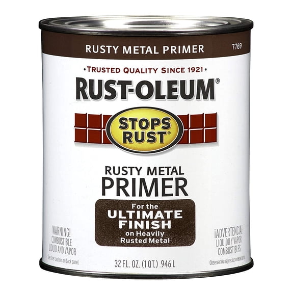 Rust-Oleum Stops Rust, Rusty Metal Primer, Oil-Based Enamel Paint ...
