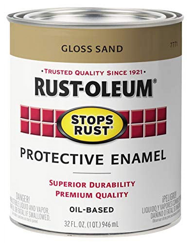 Rust-Oleum 7771-502 Metal Saver Paint, 1 Quart - Walmart.com