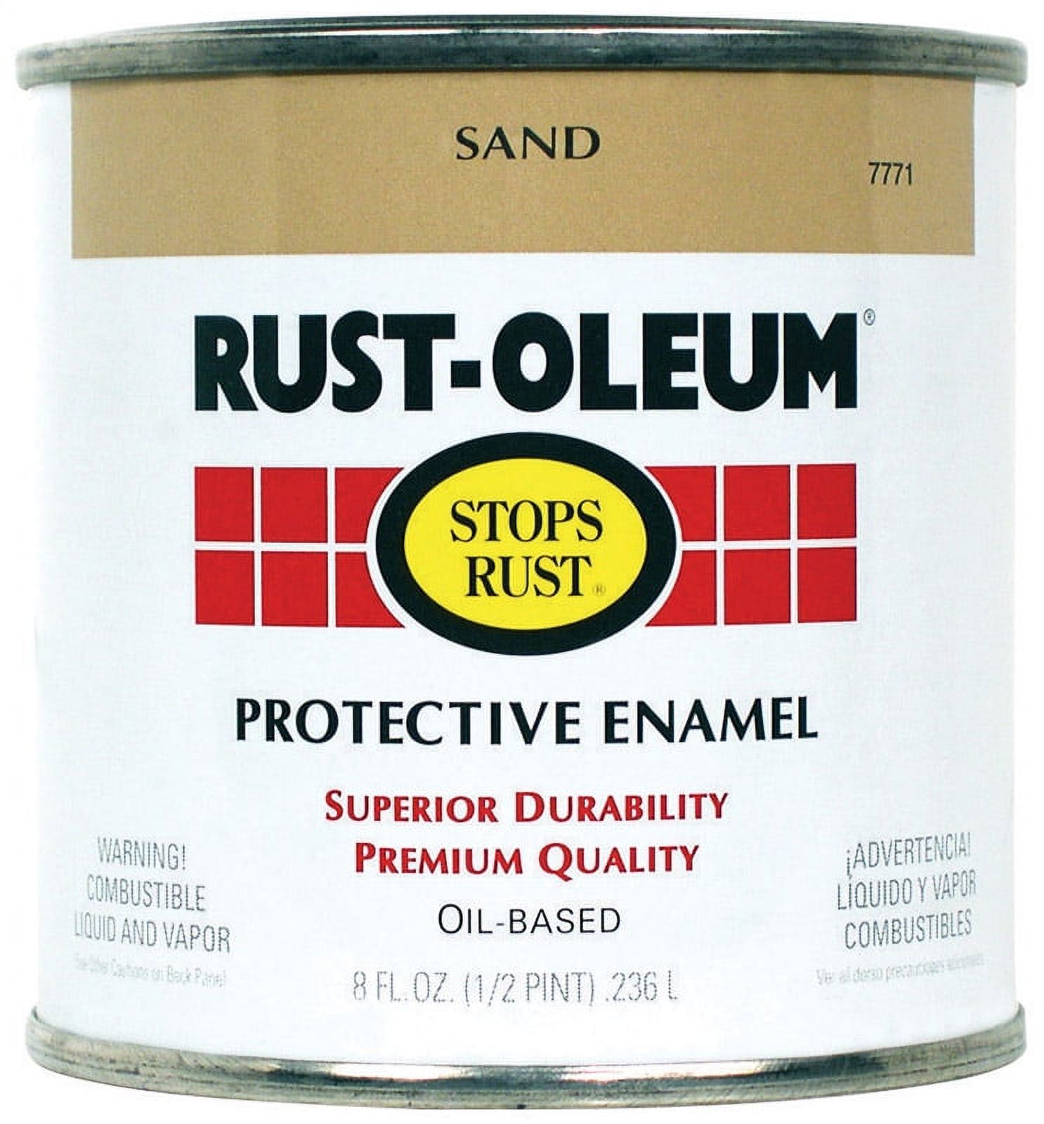 Rust-Oleum® Stops Rust® Oil Based Flat Black Protective Enamel 32 fl ...