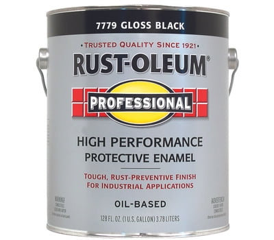 Rust-Oleum 7779-402 Professional Gloss Black High Performance Gallon ...