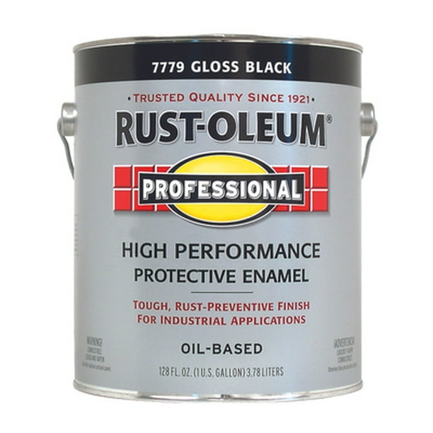 Rust-Oleum 7779-402 Professional Gloss Black High Performance Gallon ...
