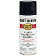 Rust-Oleum 7779830 Gloss Black Stops Rust Spray Paint, Enamel, 12 fl ...