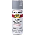 Rust-Oleum 7786830 Stops Rust Spray Paint, 6 Pack, Gloss Smoke Gray, 72 ...