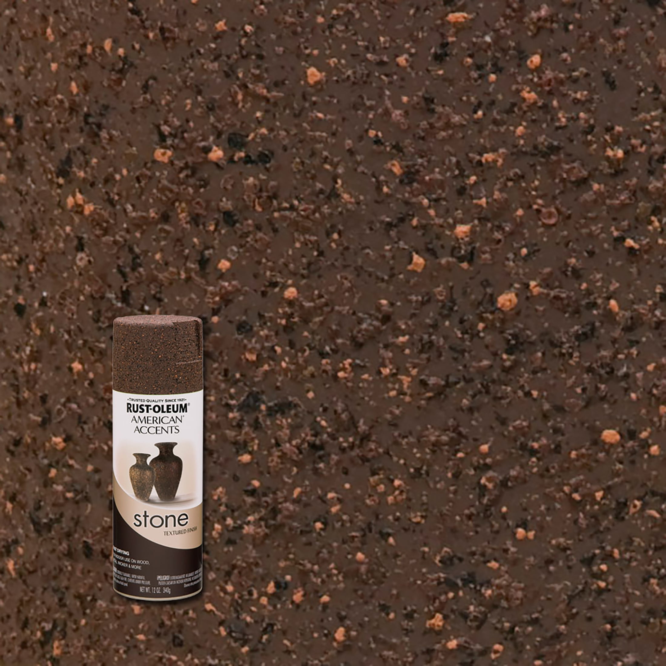 Rust-Oleum American Accents Textured Spray Paint in Mineral Brown ...