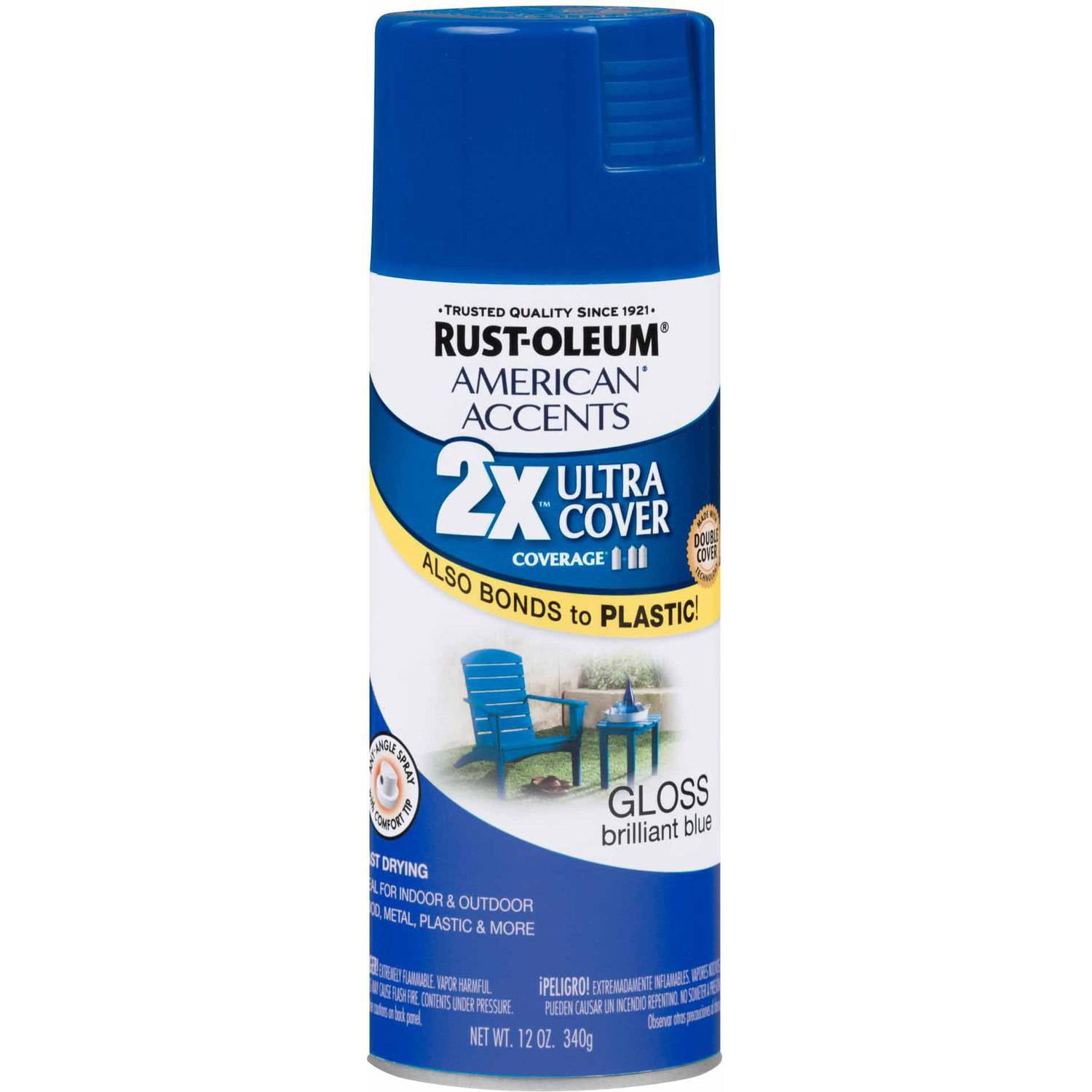 Rust-Oleum American Accents Ultra Cover 2X Brilliant Gloss Spray Paint ...
