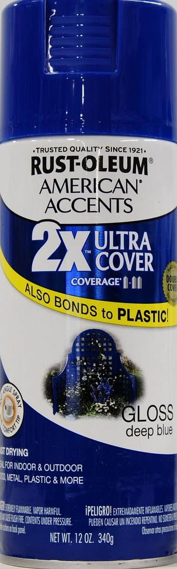 Rust-Oleum American Accents Ultra Cover 2X Gloss Deep Blue Spray Paint ...
