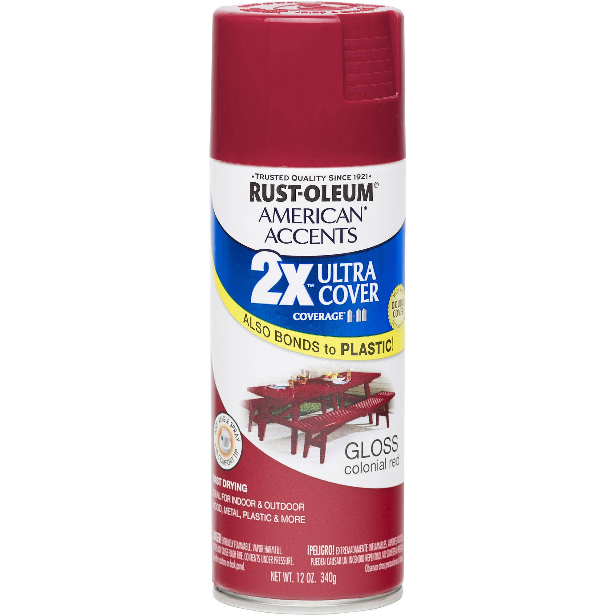 Rust-Oleum American Accents Ultra Cover 2X Gloss Spray Paint & Primer ...