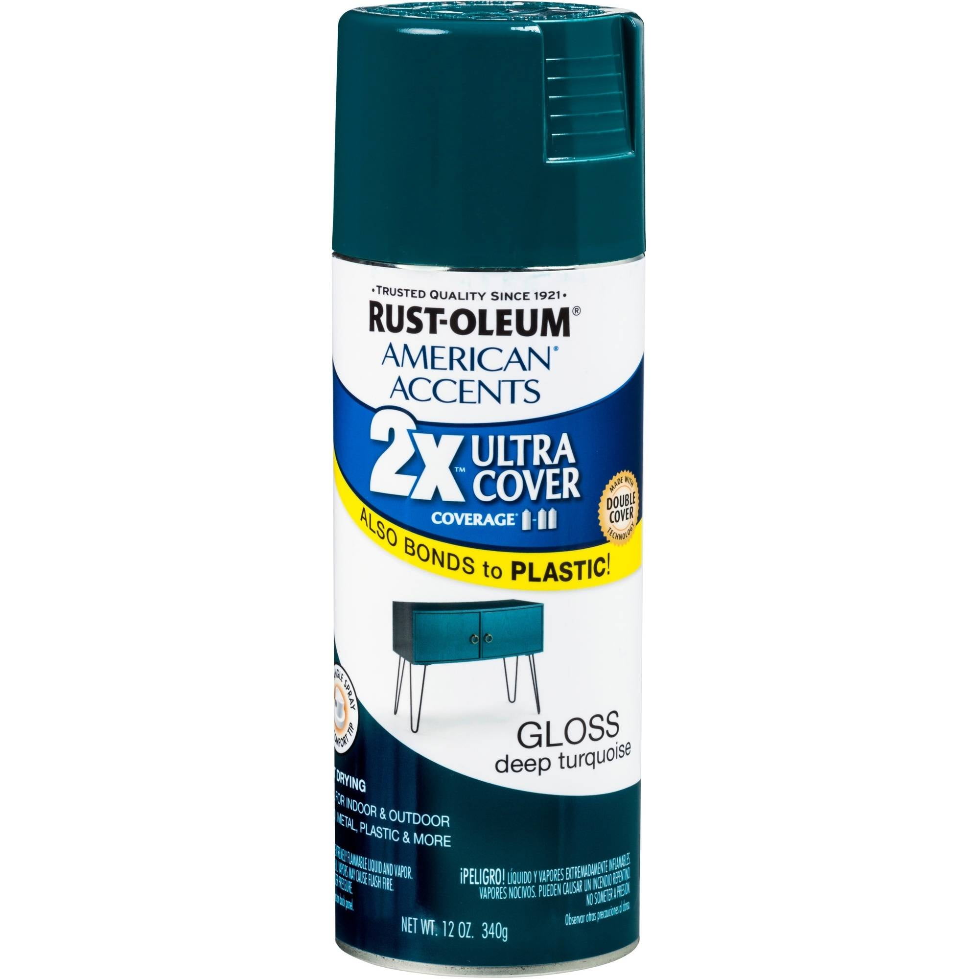 Rust-Oleum American Accents Ultra Cover 2X Gloss Spray Paint & Primer ...
