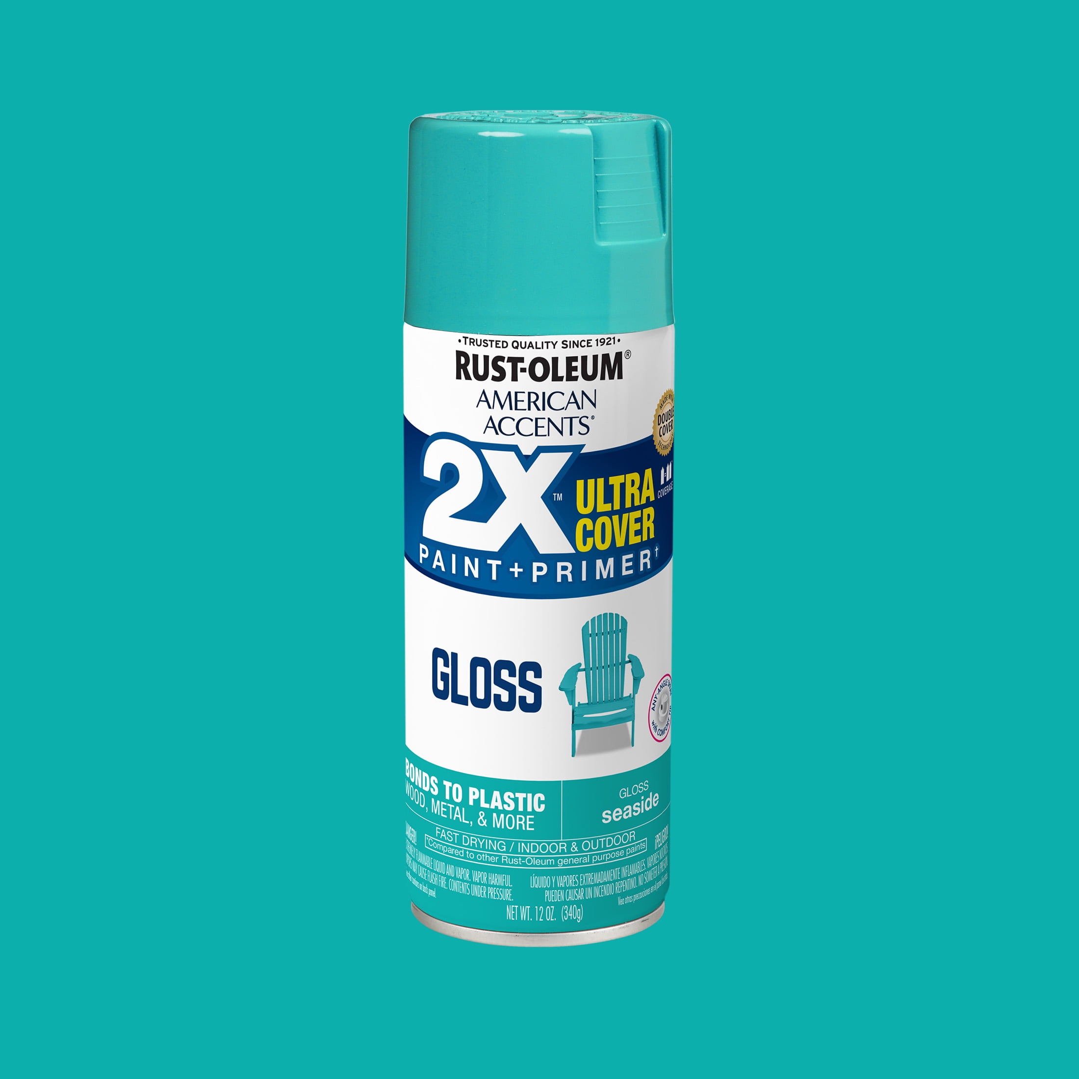 Rust-Oleum American Accents Ultra Cover 2x 12 oz Spray Paint and Primer ...