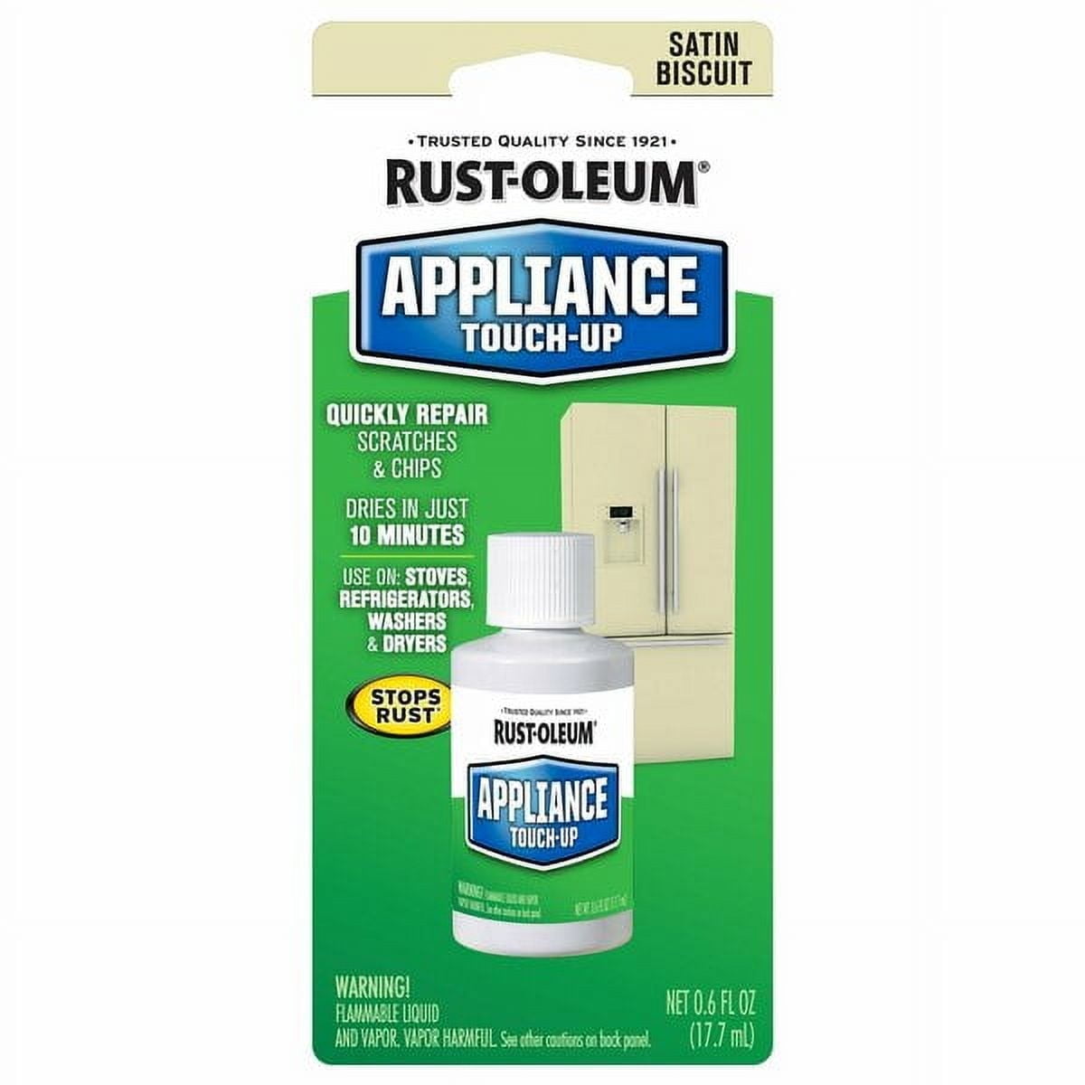 Rust-Oleum Appliance Touch Up Paint Biscuit, 0.6 oz - Walmart.com