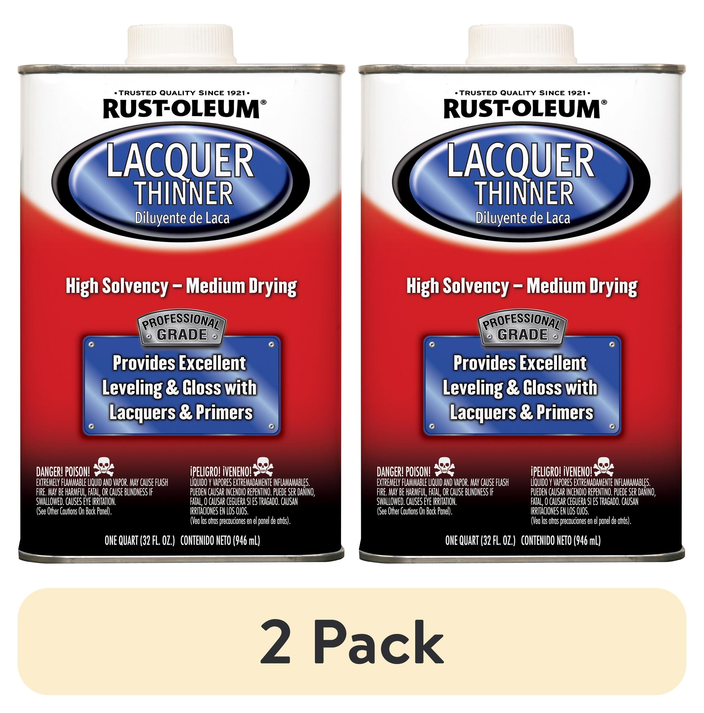 (2 pack) Rust-Oleum Automotive Low VOC Professional Lacquer Thinner ...